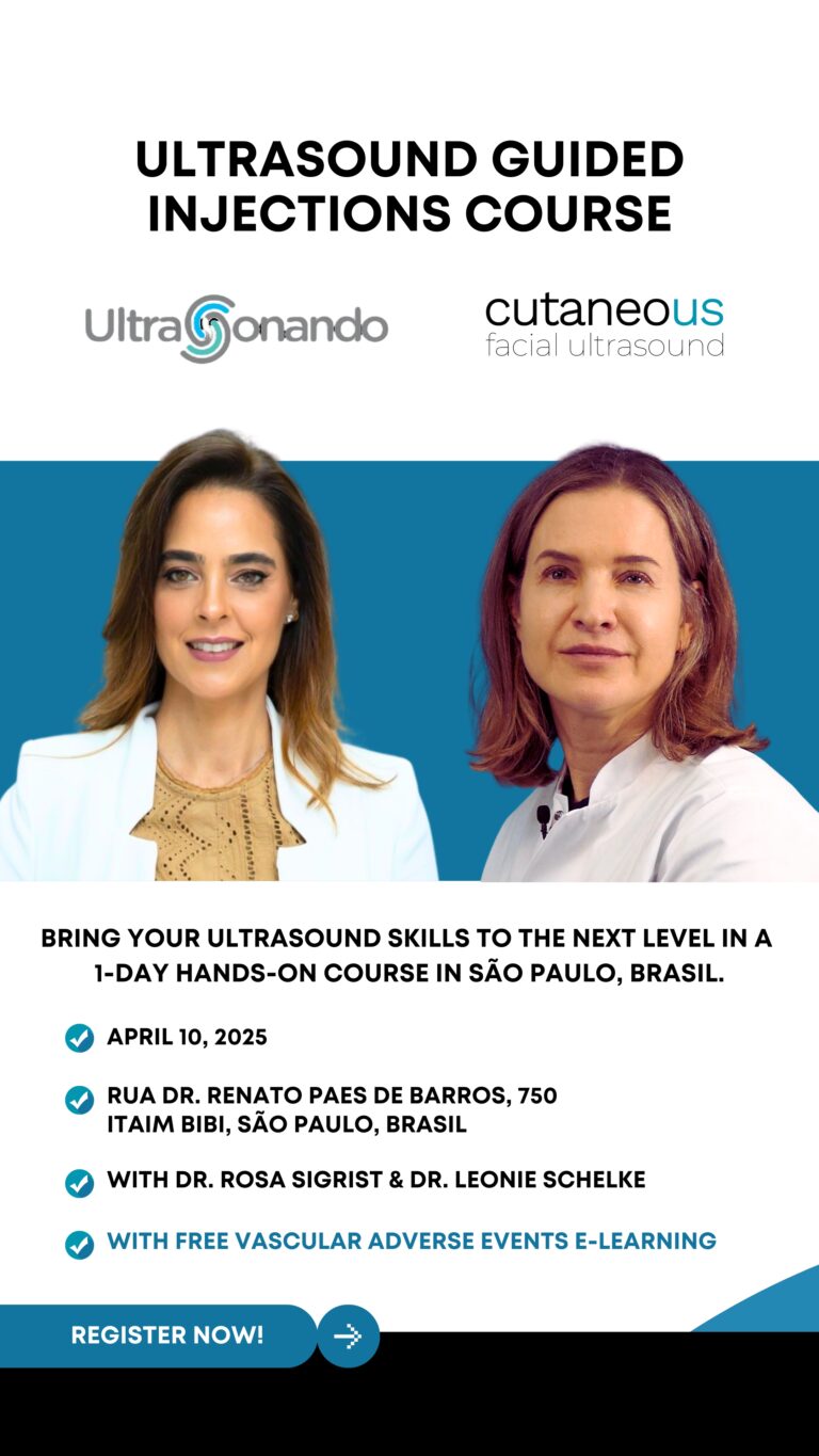 Ultrasound guided injections course São Paulo April 10, 2025 - Cutaneous